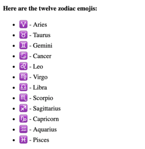 Zodiac Sign Symbols - AstroMango